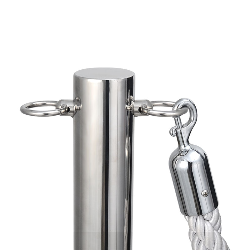 Stanchion Pole Silver with Flat Top – PATIO STYLE